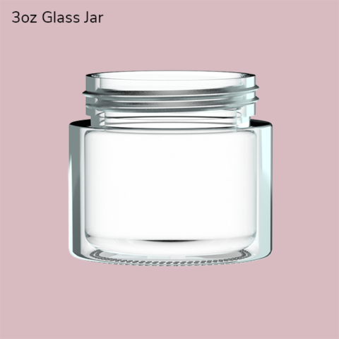 Humidi.Co | Flat Bottom 3oz Glass Jar | Child-Resistant